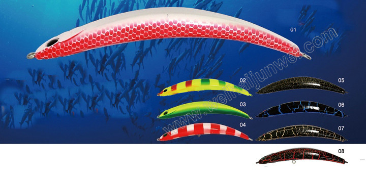 New design best sale 9g 11cm plastic wobber fishing lure